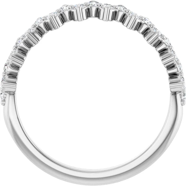 Zig Zag Diamond Band – Dallas Diamond Bar
