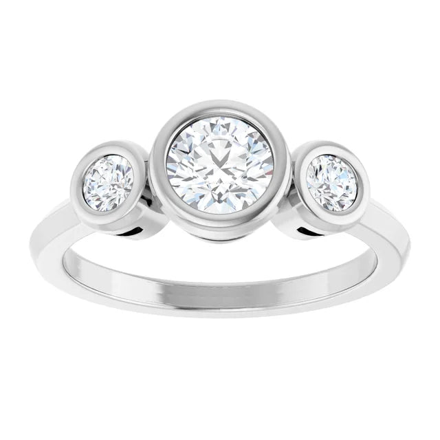 Bezel Trilogy Ring – Dallas Diamond Bar