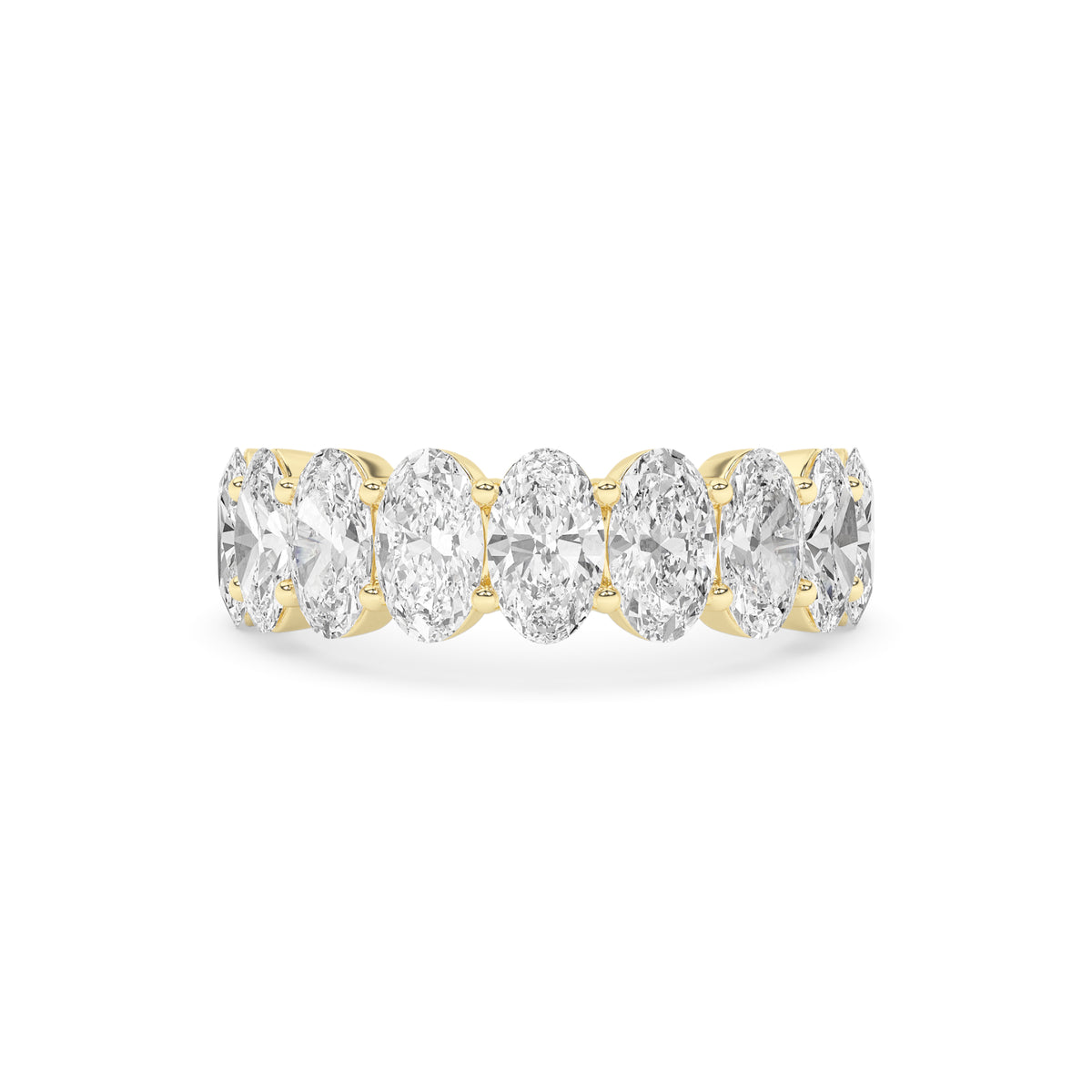 Lab-Grown Diamond Oval Wedding Band – Dallas Diamond Bar
