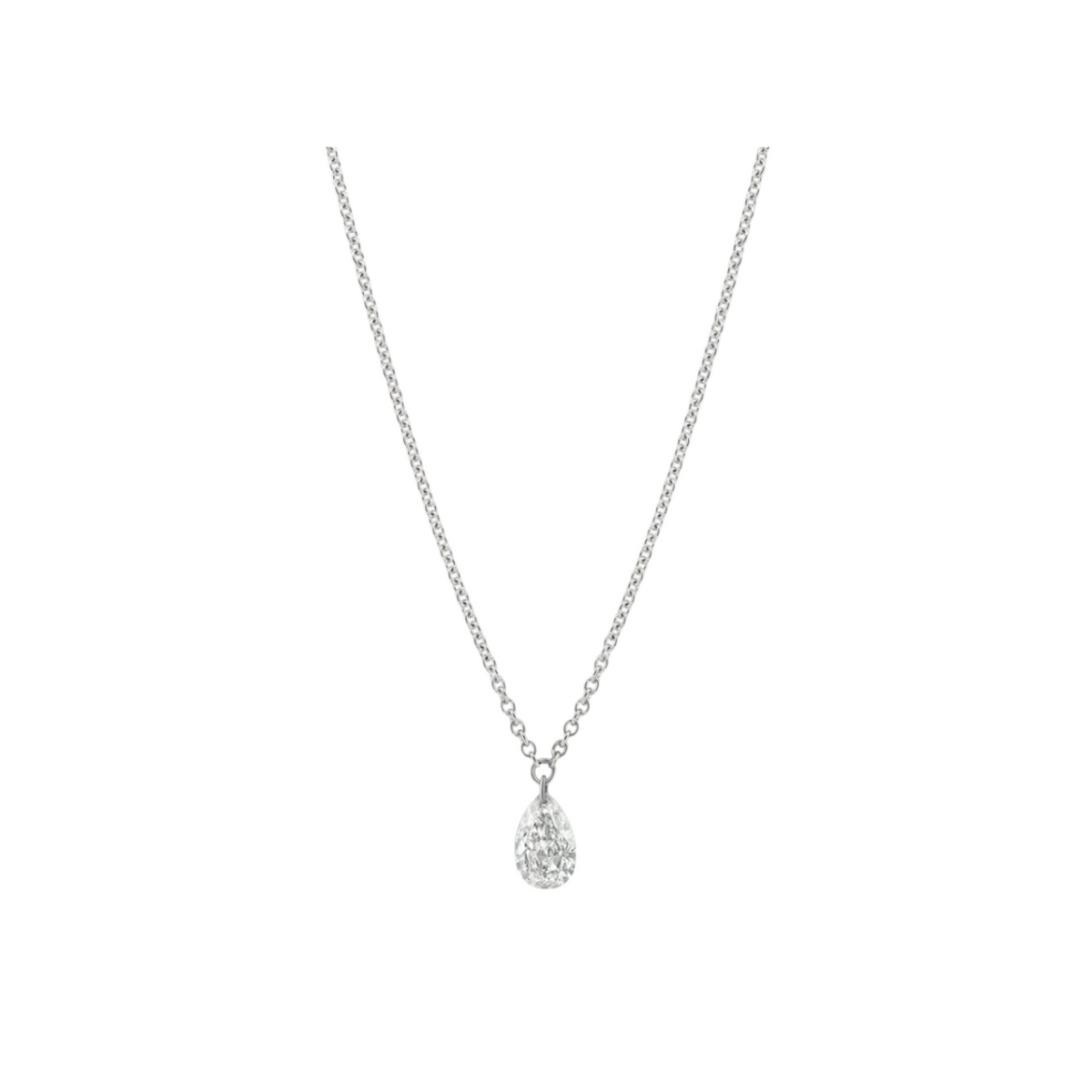 Pear Diamond Pendant Necklace – Dallas Diamond Bar