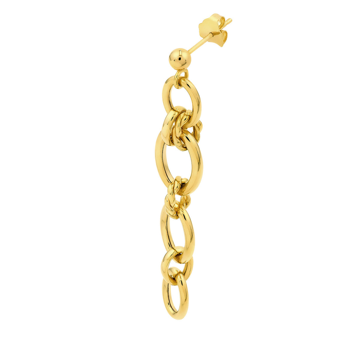Oval Chain Dangle Earrings – Dallas Diamond Bar