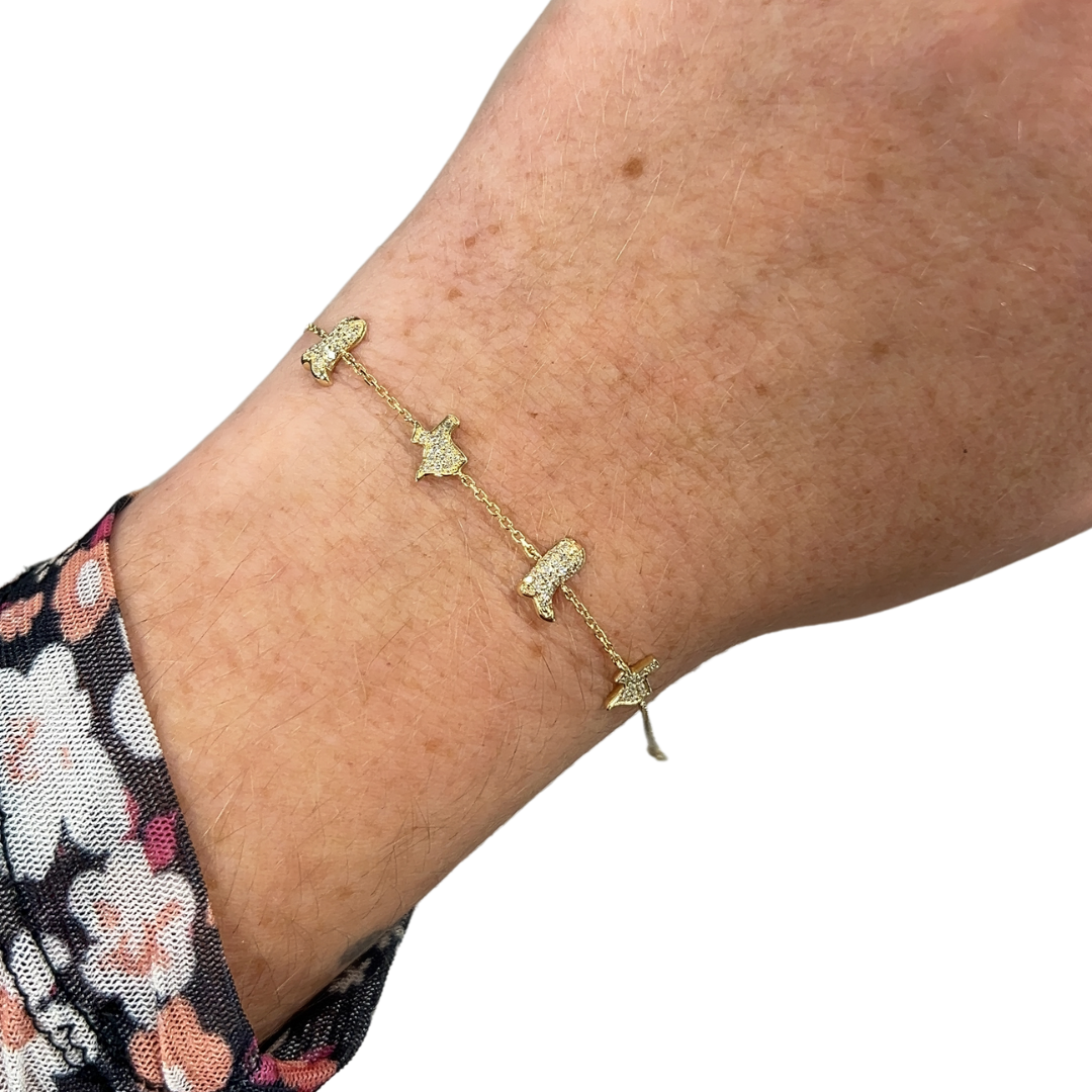 Texas Station Chain Bracelet – Dallas Diamond Bar