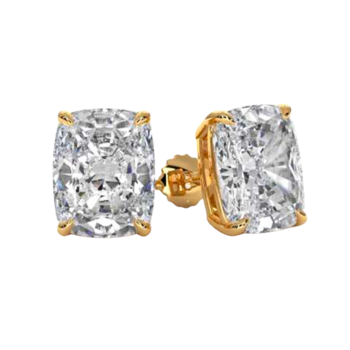 Lab-Grown Cushion Cut Diamond Stud Earrings – Dallas Diamond Bar